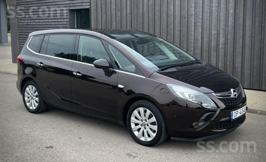 Brūns Opel Zafira 2013 Tukums, ar dzinēja tilpumu 2.00 L un nobraukumu 147 tūkst. km par 6900 €, foto 4 vietnē AUTOMOTO.COM.LV
