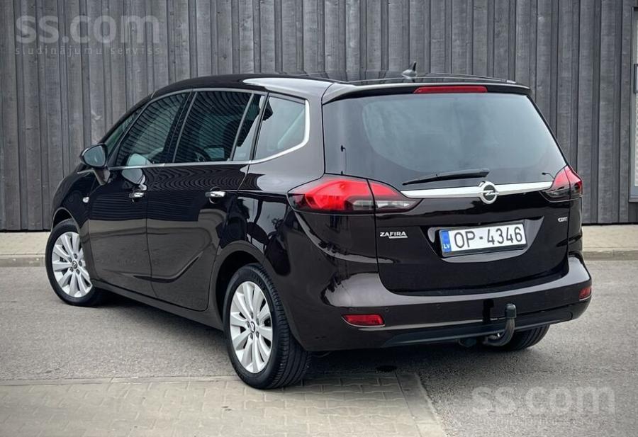 Brūns Opel Zafira 2013 Tukums, ar dzinēja tilpumu 2.00 L un nobraukumu 147 tūkst. km par 6900 €, foto 6 vietnē AUTOMOTO.COM.LV