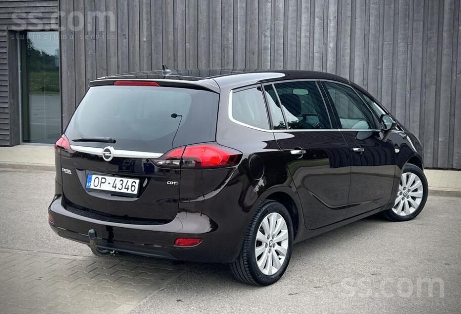Brūns Opel Zafira 2013 Tukums, ar dzinēja tilpumu 2.00 L un nobraukumu 147 tūkst. km par 6900 €, foto 7 vietnē AUTOMOTO.COM.LV