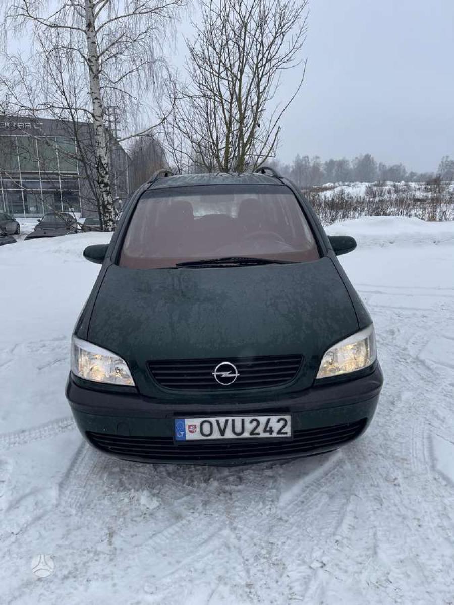 Zaļš Opel Zafira 2000 Kauņa, ar dzinēja tilpumu 2.00 L un nobraukumu 441 tūkst. km par 1250 €, foto 1 vietnē AUTOMOTO.COM.LV
