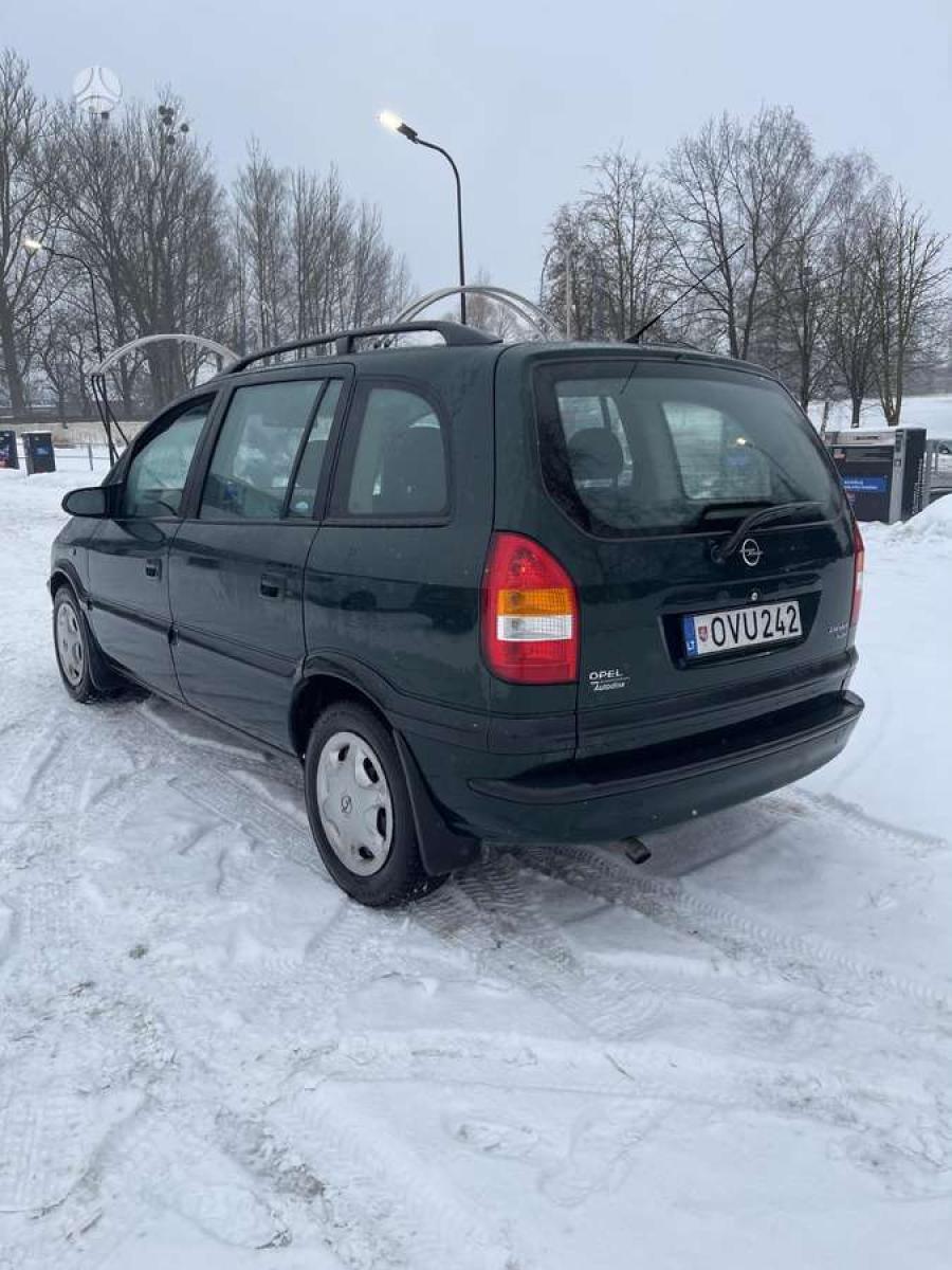 Zaļš Opel Zafira 2000 Kauņa, ar dzinēja tilpumu 2.00 L un nobraukumu 441 tūkst. km par 1250 €, foto 4 vietnē AUTOMOTO.COM.LV