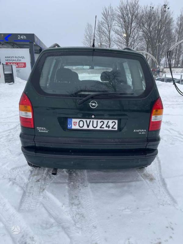 Zaļš Opel Zafira 2000 Kauņa, ar dzinēja tilpumu 2.00 L un nobraukumu 441 tūkst. km par 1250 €, foto 5 vietnē AUTOMOTO.COM.LV