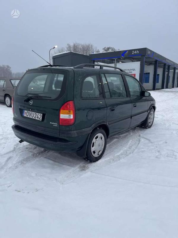 Zaļš Opel Zafira 2000 Kauņa, ar dzinēja tilpumu 2.00 L un nobraukumu 441 tūkst. km par 1250 €, foto 6 vietnē AUTOMOTO.COM.LV