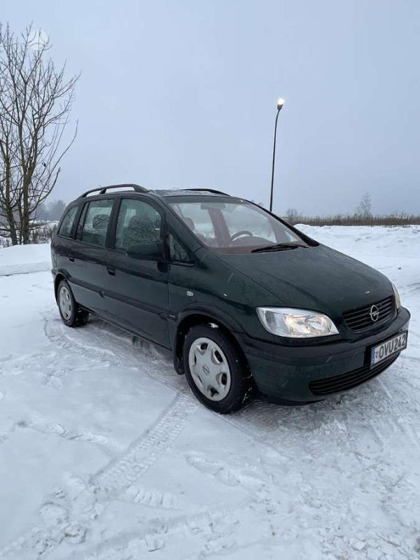 Zaļš Opel Zafira 2000 Kauņa, ar dzinēja tilpumu 2.00 L un nobraukumu 441 tūkst. km par 1250 €, foto 7 vietnē AUTOMOTO.COM.LV