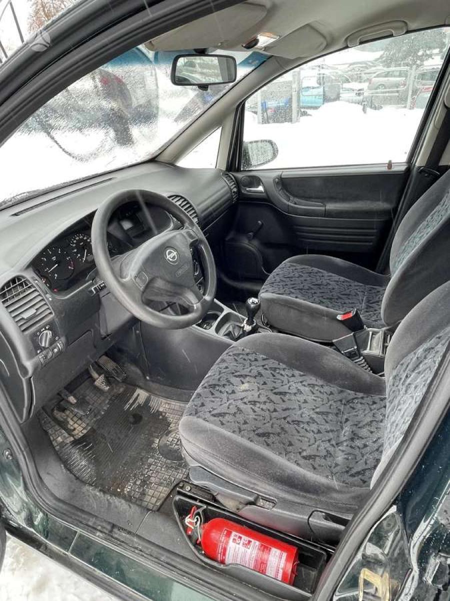 Zaļš Opel Zafira 2000 Kauņa, ar dzinēja tilpumu 2.00 L un nobraukumu 441 tūkst. km par 1250 €, foto 8 vietnē AUTOMOTO.COM.LV