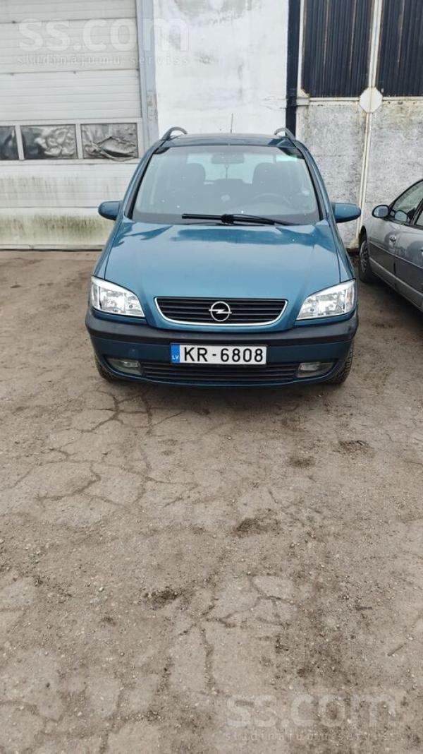 Zaļš Opel Zafira 2001 Liepāja, ar dzinēja tilpumu 1.80 L un nobraukumu 278 tūkst. km par 1000 €, foto 4 vietnē AUTOMOTO.COM.LV