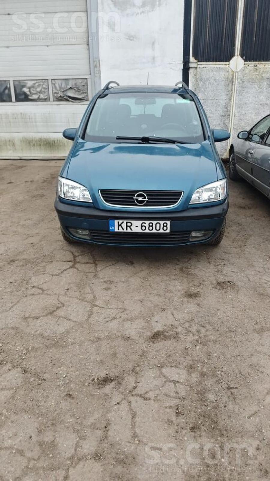 Zaļš Opel Zafira 2001 Liepāja, ar dzinēja tilpumu 1.80 L un nobraukumu 278 tūkst. km par 1000 €, foto 5 vietnē AUTOMOTO.COM.LV