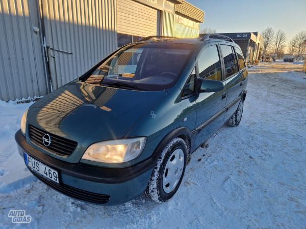 Zaļš Opel Zafira 2002 Gargždai, ar dzinēja tilpumu 2.00 L un nobraukumu 357 tūkst. km par 650 €, foto 1 vietnē AUTOMOTO.COM.LV