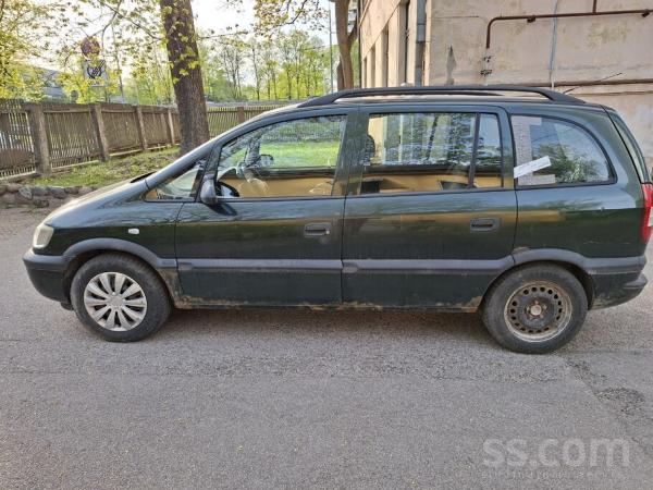 Zaļš Opel Zafira 2003 Rīga, ar dzinēja tilpumu 1.60 L un nobraukumu 325 tūkst. km par 700 €, foto 4 vietnē AUTOMOTO.COM.LV