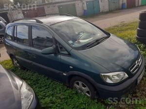 Зеленый Опель Зафира 2003 в Рига, объемом двигателя 2.20 л и пробегом 325 тыс. км за 290 €, фото  на AUTOMOTO.COM.LV