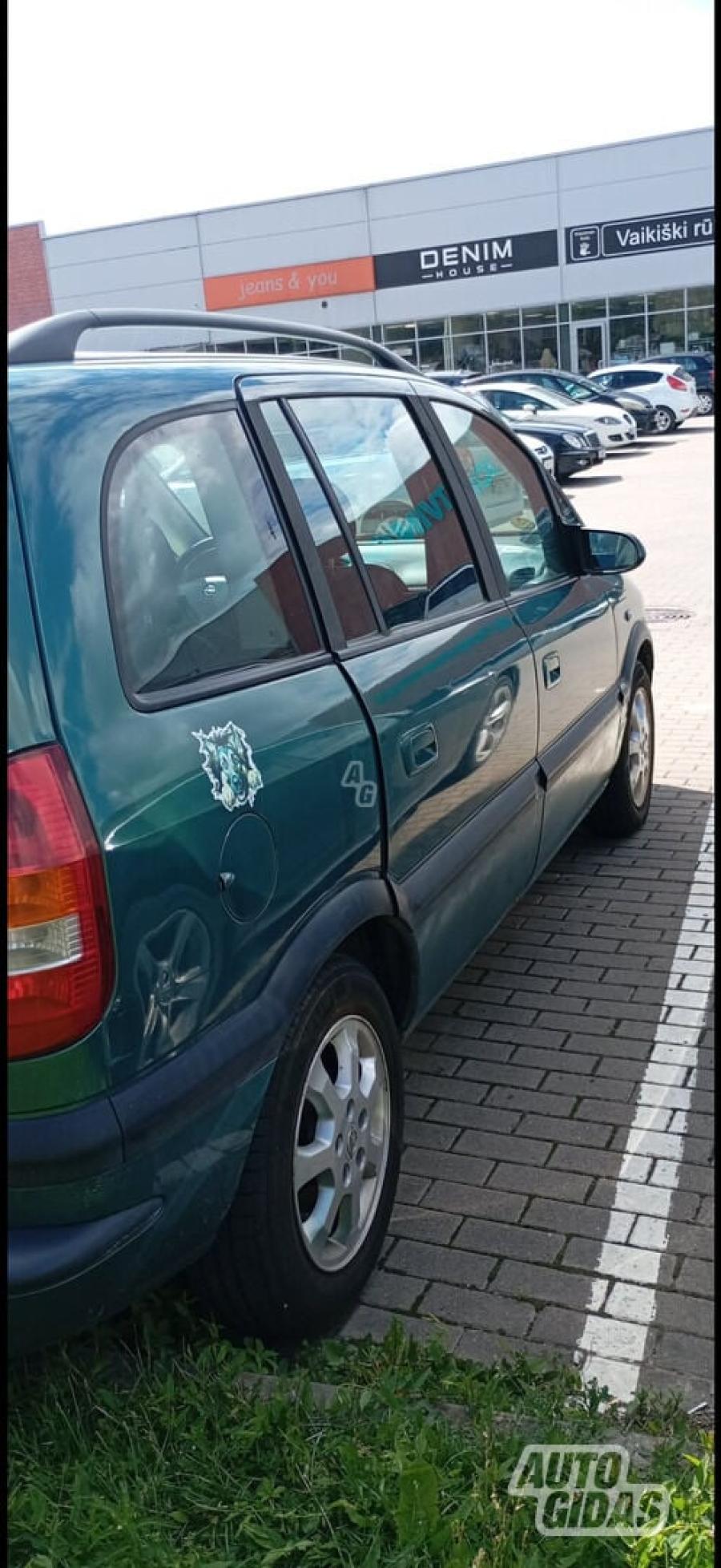 Zaļš Opel Zafira 2003 Marijampole, ar dzinēja tilpumu 2.20 L un nobraukumu 338 tūkst. km par 750 €, foto 7 vietnē AUTOMOTO.COM.LV