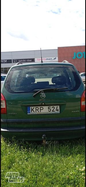 Zaļš Opel Zafira 2003 Marijampole, ar dzinēja tilpumu 2.20 L un nobraukumu 338 tūkst. km par 650 €, foto 6 vietnē AUTOMOTO.COM.LV