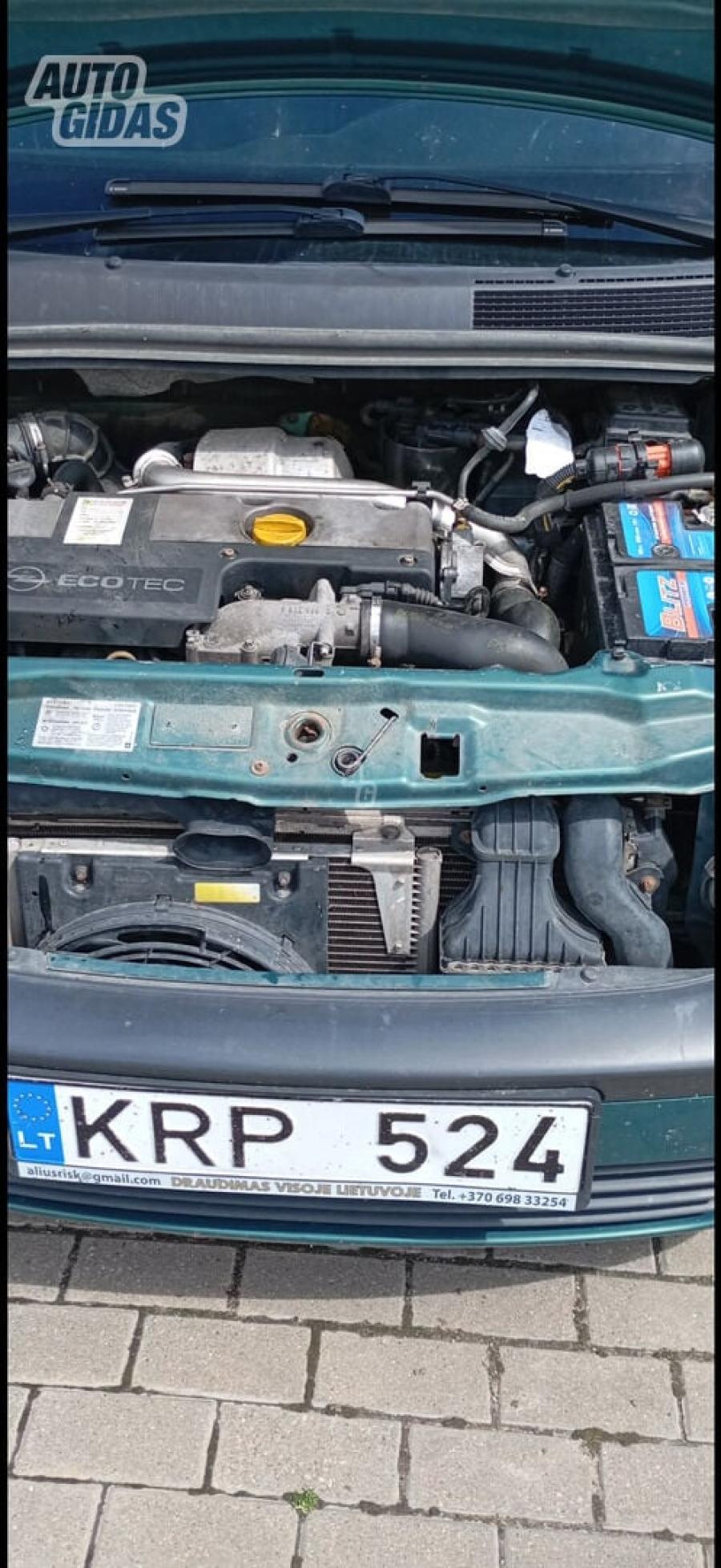Zaļš Opel Zafira 2003 Marijampole, ar dzinēja tilpumu 2.20 L un nobraukumu 338 tūkst. km par 650 €, foto 11 vietnē AUTOMOTO.COM.LV