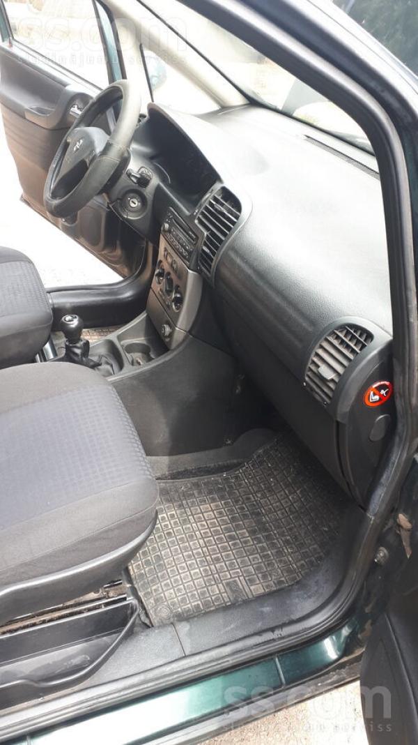Zaļš Opel Zafira 2004 Jelgava, ar dzinēja tilpumu 2.00 L un nobraukumu 336 tūkst. km par 850 €, foto 6 vietnē AUTOMOTO.COM.LV