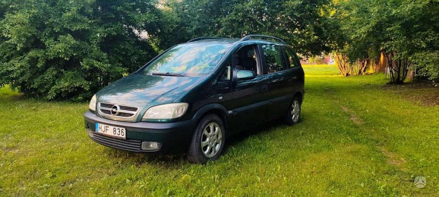Zaļš Opel Zafira 2004 Viļņa, ar dzinēja tilpumu 2.00 L un nobraukumu 500 tūkst. km par 680 €, foto 1 vietnē AUTOMOTO.COM.LV