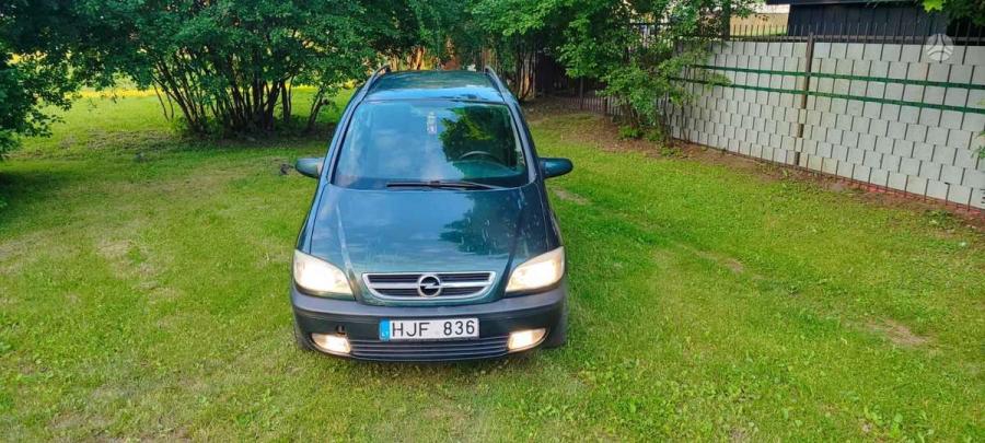 Zaļš Opel Zafira 2004 Viļņa, ar dzinēja tilpumu 2.00 L un nobraukumu 500 tūkst. km par 680 €, foto 4 vietnē AUTOMOTO.COM.LV