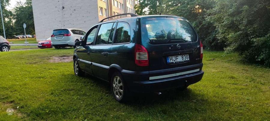 Zaļš Opel Zafira 2004 Viļņa, ar dzinēja tilpumu 2.00 L un nobraukumu 500 tūkst. km par 680 €, foto 8 vietnē AUTOMOTO.COM.LV