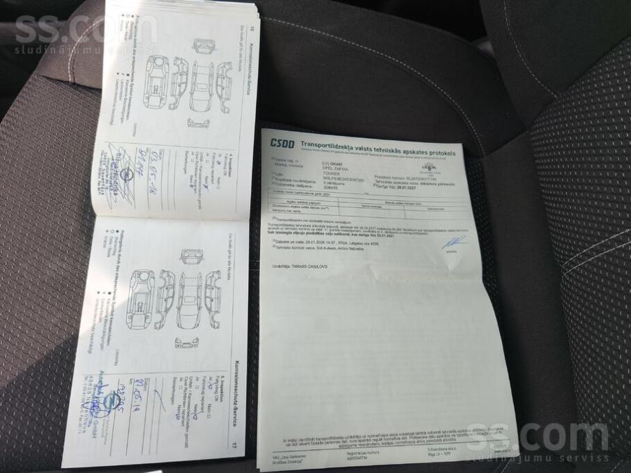 Зеленый Опель Зафира 2014 в Рига, объемом двигателя 1.60 л и пробегом 0 тыс. км за 5999 €, фото 23 на AUTOMOTO.COM.LV