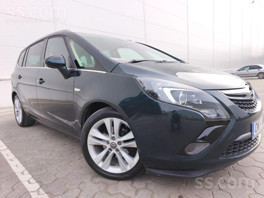 Green Opel Zafira 2014 in Riga, with an engine capacity of 1.60 L and mileage of 0 thousand km for 5900 €, photo 3 on AUTOMOTO.COM.LV