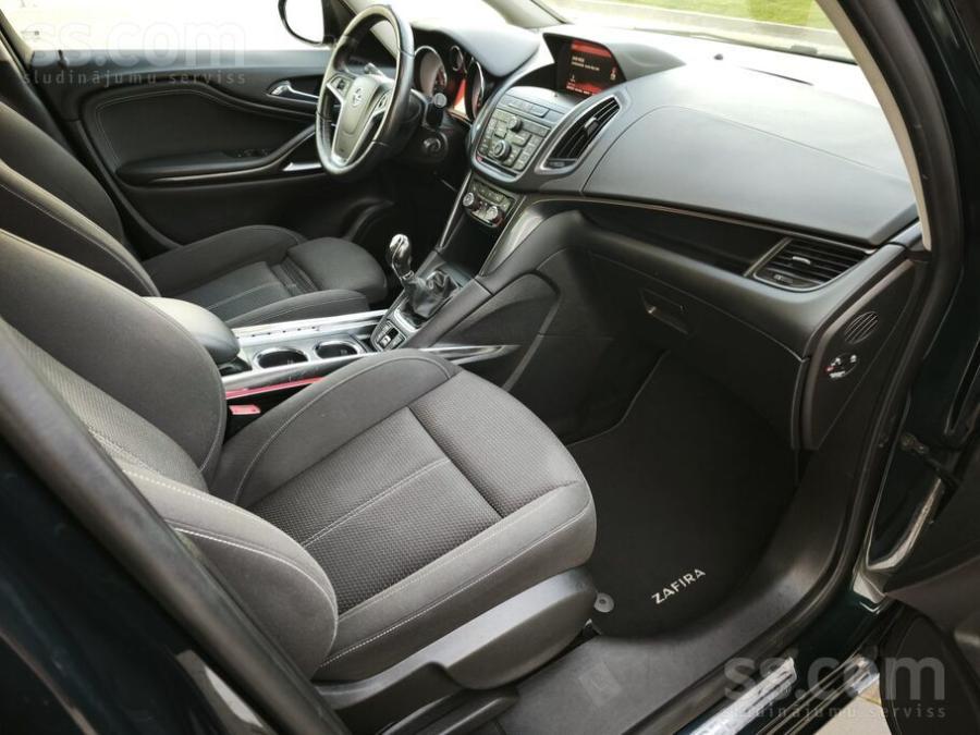 Zaļš Opel Zafira 2014 Rīga, ar dzinēja tilpumu 1.60 L un nobraukumu 0 tūkst. km par 5900 €, foto 12 vietnē AUTOMOTO.COM.LV
