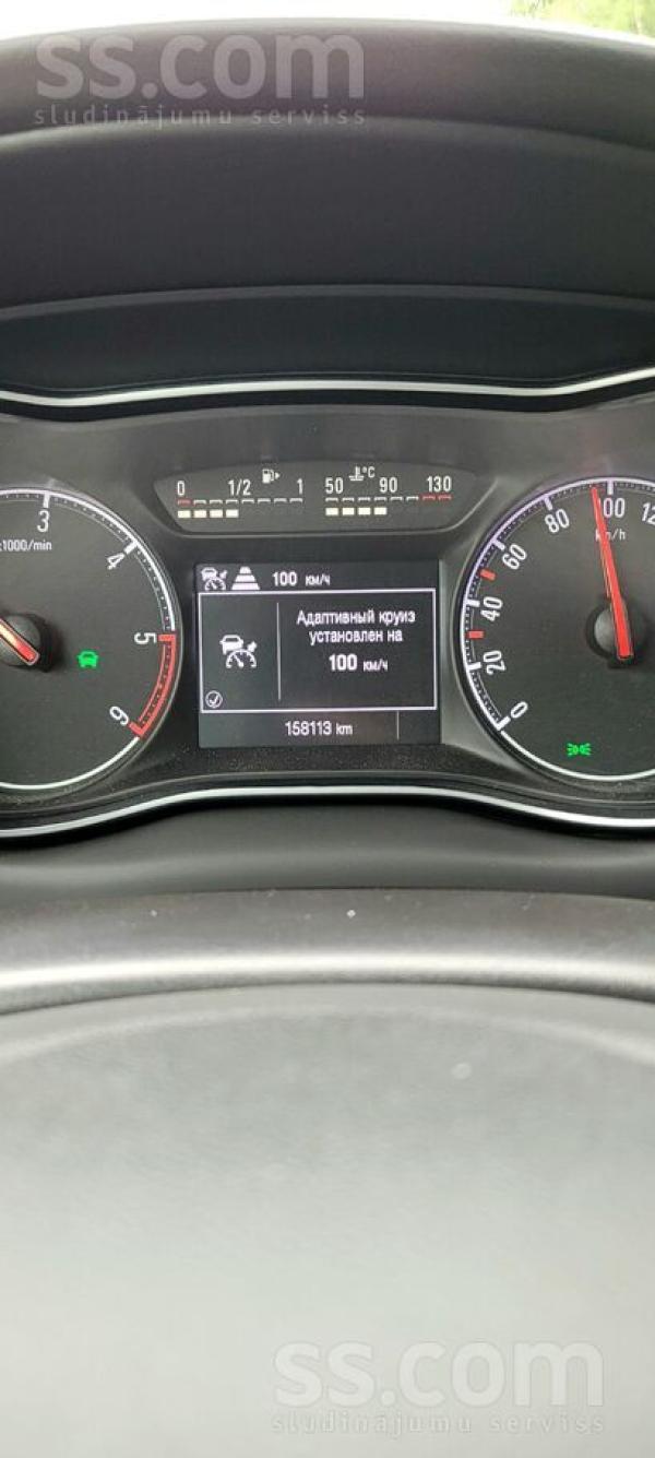 Green Opel Zafira 2018 in Tukums, with an engine capacity of 1.60 L and mileage of 158 thousand km for 8500 €, photo 6 on AUTOMOTO.COM.LV