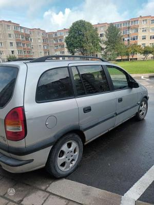 Grey Opel Zafira 2002 in Siauliai, with an engine capacity of 1.60 L and mileage of 25 thousand km for 360 €, photo  on AUTOMOTO.COM.LV