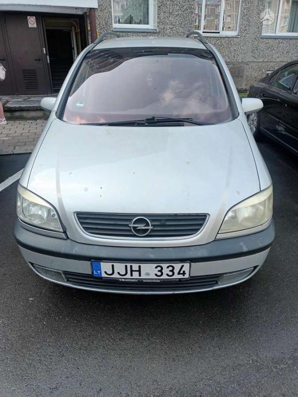 Pelēks Opel Zafira 2002 Šauļi, ar dzinēja tilpumu 1.60 L un nobraukumu 25 tūkst. km par 360 €, foto 8 vietnē AUTOMOTO.COM.LV