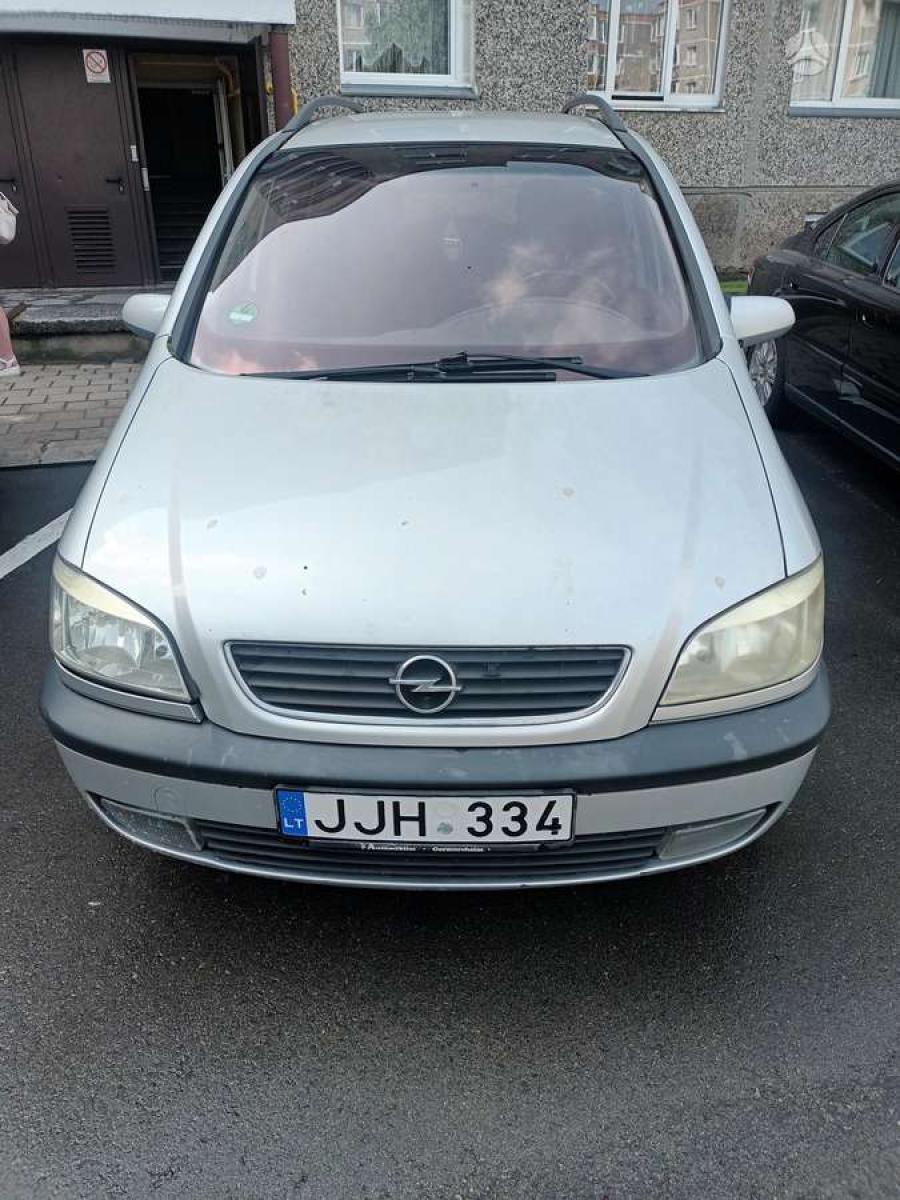 Pelēks Opel Zafira 2002 Šauļi, ar dzinēja tilpumu 1.60 L un nobraukumu 25 tūkst. km par 360 €, foto 8 vietnē AUTOMOTO.COM.LV