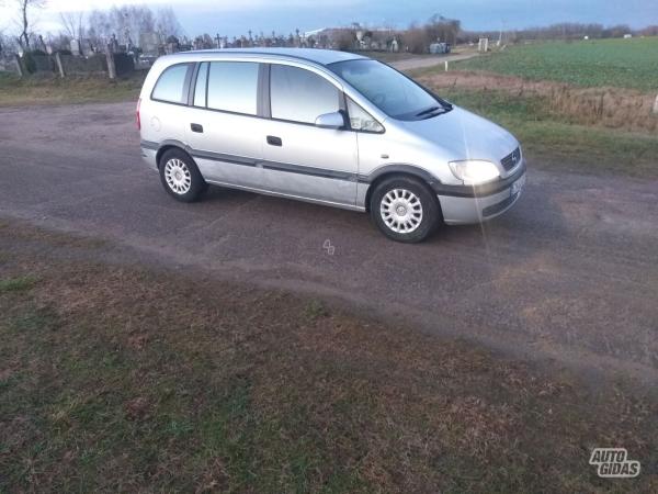 Pelēks Opel Zafira 2003 Viļņa, ar dzinēja tilpumu 2.20 L un nobraukumu 4 tūkst. km par 650 €, foto 3 vietnē AUTOMOTO.COM.LV