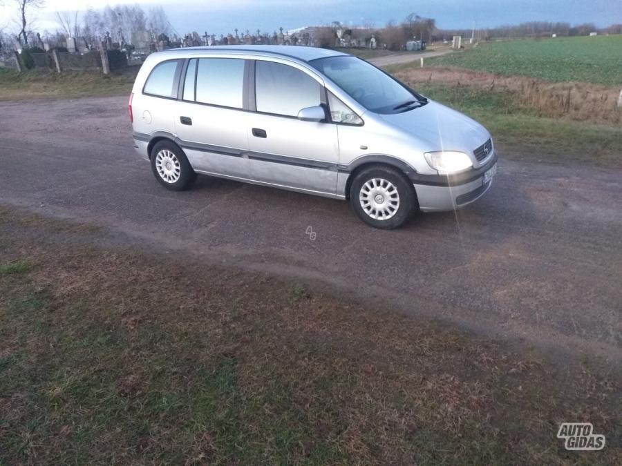 Grey Opel Zafira 2003 in Vilnius, with an engine capacity of 2.20 L and mileage of 4 thousand km for 650 €, photo 3 on AUTOMOTO.COM.LV