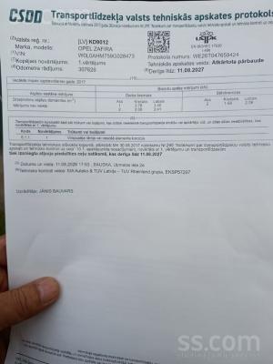 Pelēks Opel Zafira 2008 Bauska, ar dzinēja tilpumu 1.90 L un nobraukumu 307 tūkst. km par 1450 €, foto 11 vietnē AUTOMOTO.COM.LV