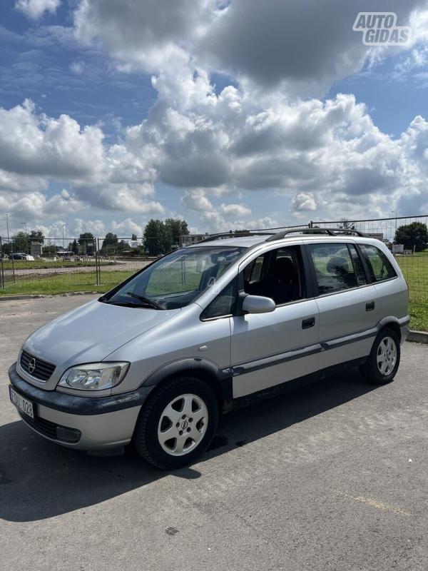 Pelēks Opel Zafira 1999 Kauņa, ar dzinēja tilpumu 1.60 L un nobraukumu 221 tūkst. km par 990 €, foto 3 vietnē AUTOMOTO.COM.LV