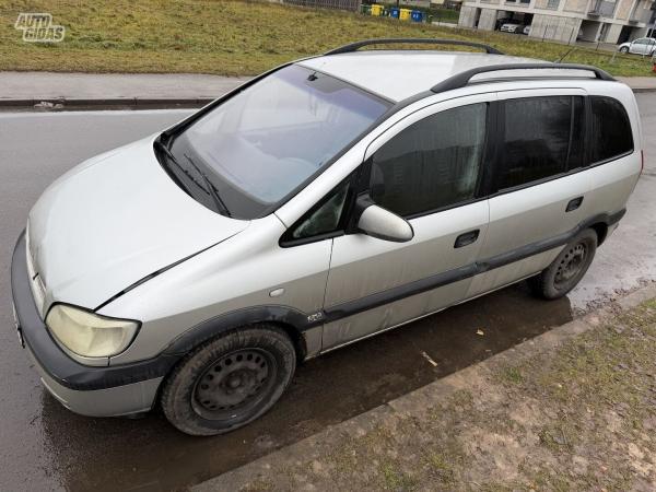 Pelēks Opel Zafira 2000 Kauņa, ar dzinēja tilpumu 2.00 L un nobraukumu 330 tūkst. km par 400 €, foto 2 vietnē AUTOMOTO.COM.LV