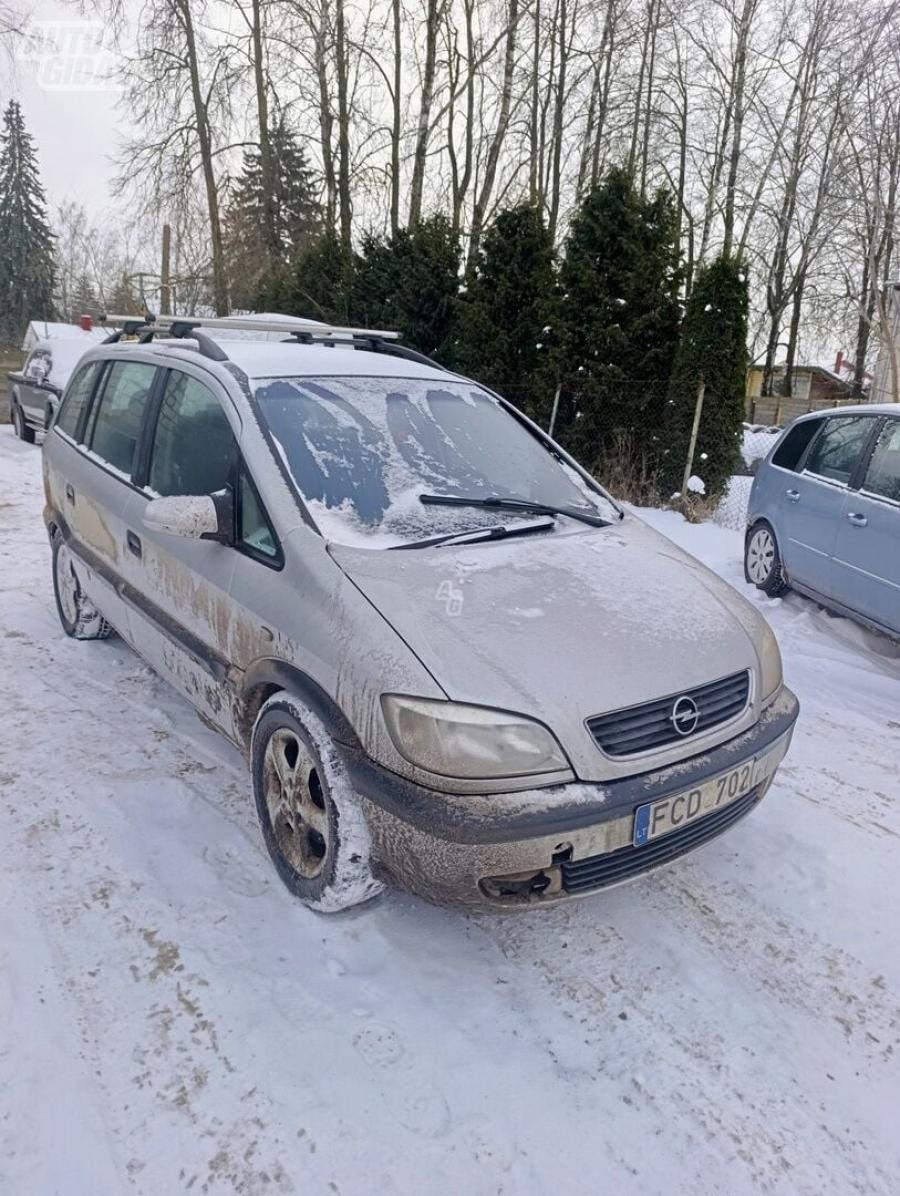 Pelēks Opel Zafira 2000 Panevēža, ar dzinēja tilpumu 2.00 L un nobraukumu 300 tūkst. km par 400 €, foto 8 vietnē AUTOMOTO.COM.LV