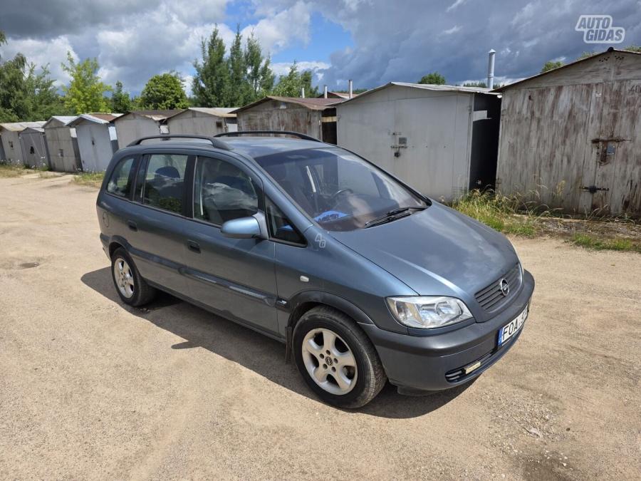 Pelēks Opel Zafira 2000 Marijampole, ar dzinēja tilpumu 2.00 L un nobraukumu 270 tūkst. km par 850 €, foto 3 vietnē AUTOMOTO.COM.LV