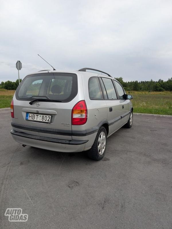 Pelēks Opel Zafira 2000 Rietavas, ar dzinēja tilpumu 2.00 L un nobraukumu 333 tūkst. km par 1150 €, foto 5 vietnē AUTOMOTO.COM.LV