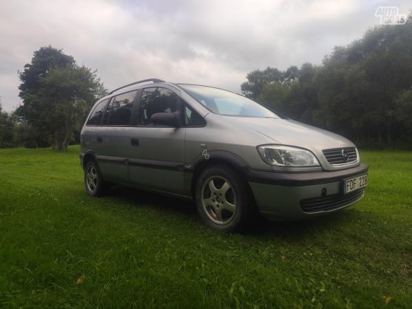 Pelēks Opel Zafira 2000 Šilalė, ar dzinēja tilpumu 2.00 L un nobraukumu 380 tūkst. km par 500 €, foto 1 vietnē AUTOMOTO.COM.LV