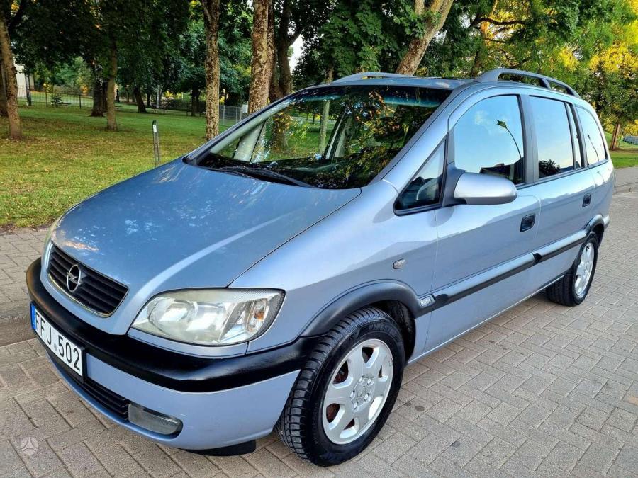 Pelēks Opel Zafira 2000 Jonava, ar dzinēja tilpumu 2.00 L un nobraukumu 277 tūkst. km par 1250 €, foto 5 vietnē AUTOMOTO.COM.LV