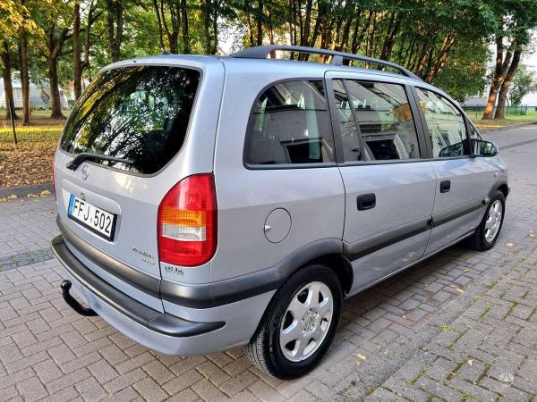 Pelēks Opel Zafira 2000 Jonava, ar dzinēja tilpumu 2.00 L un nobraukumu 277 tūkst. km par 1250 €, foto 8 vietnē AUTOMOTO.COM.LV