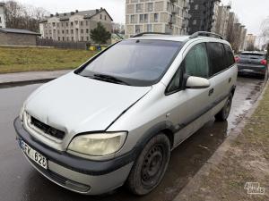 Grey Opel Zafira 2001 in Kaunas, with an engine capacity of 2.00 L and mileage of 330 thousand km for 420 €, photo 13 on AUTOMOTO.COM.LV