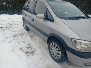Grey Opel Zafira 2001 in Vilnius, with an engine capacity of 2.00 L and mileage of 349 thousand km for 320 €, photo 4 on AUTOMOTO.COM.LV