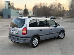 Grey Opel Zafira 2001 in Vilnius, with an engine capacity of 1.80 L and mileage of 216 thousand km for 750 €, photo 6 on AUTOMOTO.COM.LV