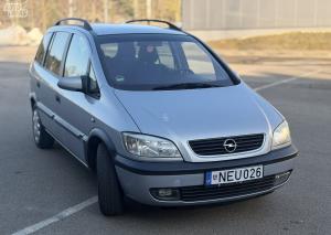 Grey Opel Zafira 2001 in Vilnius, with an engine capacity of 1.80 L and mileage of 216 thousand km for 750 €, photo 7 on AUTOMOTO.COM.LV
