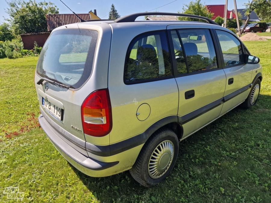 Серый Опель Зафира 2001 в Укмерге, объемом двигателя 2.00 л и пробегом 250 тыс. км за 250 €, фото 4 на AUTOMOTO.COM.LV