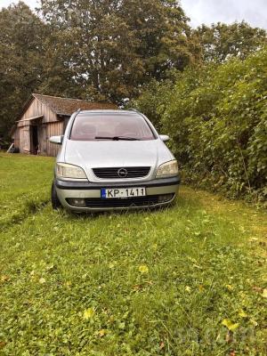 Pelēks Opel Zafira 2001 Aizkraukle, ar dzinēja tilpumu 2.00 L un nobraukumu 345 tūkst. km par 1200 €, foto 3 vietnē AUTOMOTO.COM.LV
