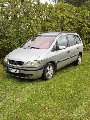 Pelēks Opel Zafira 2001 Aizkraukle, ar dzinēja tilpumu 2.00 L un nobraukumu 345 tūkst. km par 1200 €, foto 5 vietnē AUTOMOTO.COM.LV