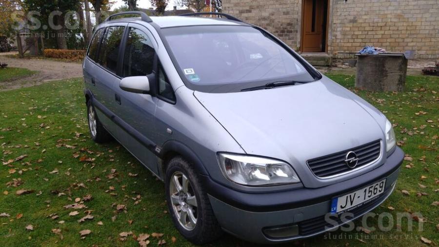 Grey Opel Zafira 2002 in Jelgava, with an engine capacity of 1.80 L and mileage of 358 thousand km for 800 €, photo 3 on AUTOMOTO.COM.LV