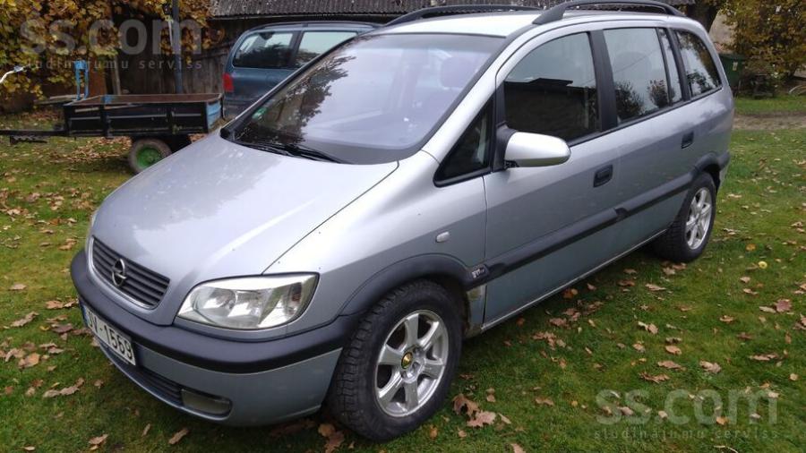 Grey Opel Zafira 2002 in Jelgava, with an engine capacity of 1.80 L and mileage of 358 thousand km for 800 €, photo 4 on AUTOMOTO.COM.LV