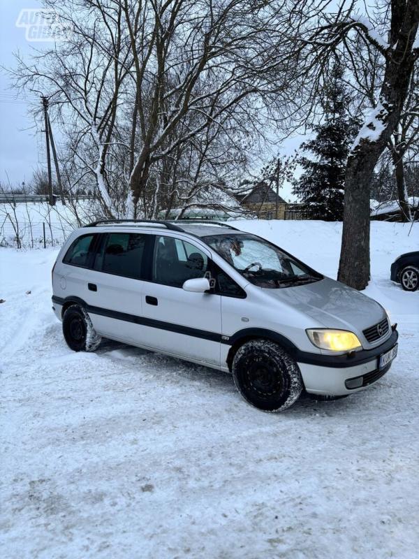 Pelēks Opel Zafira 2002 Pabradė, ar dzinēja tilpumu 2.20 L un nobraukumu 263 tūkst. km par 1050 €, foto 3 vietnē AUTOMOTO.COM.LV
