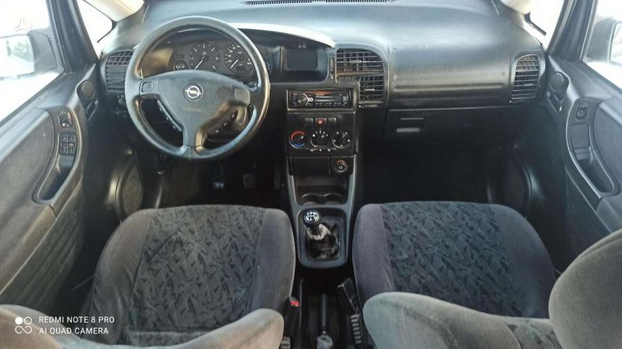 Pelēks Opel Zafira 2002 Pakruojis, ar dzinēja tilpumu 2.17 L un nobraukumu 276 tūkst. km par 799 €, foto 8 vietnē AUTOMOTO.COM.LV